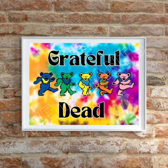 Art | Grateful Dead Rock Band Poster 24x18 | Poshmark